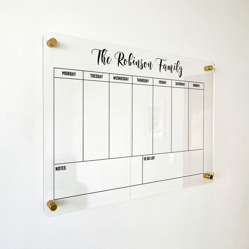 Custom Family Note Board - Etsy