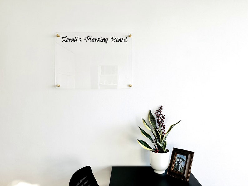 PERSONALIZED BOARD for Wall Acrylic Personalized Dry Erase - Etsy