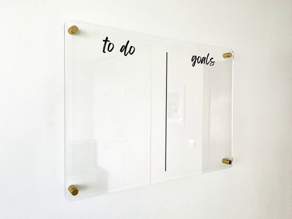 Personalized to Do List and Note Board Personalized Dry Erase - Etsy
