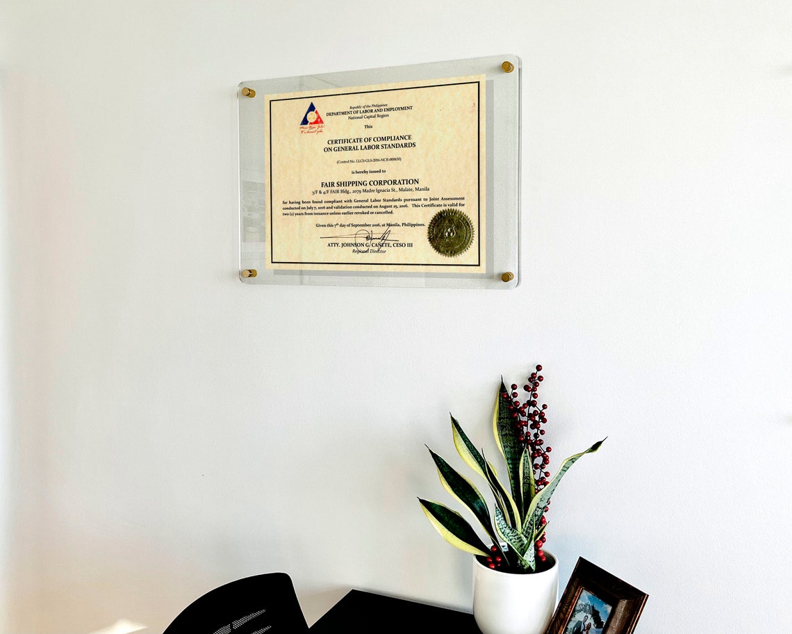 Artwork Display Frame Floating Frame Frameless Frame Clear - Etsy