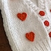 Red Heart Kids Cardigan for Sale, Heart Embroidery Cardigan for Baby ...