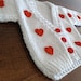 Red Heart Kids Cardigan for Sale, Heart Embroidery Cardigan for Baby ...