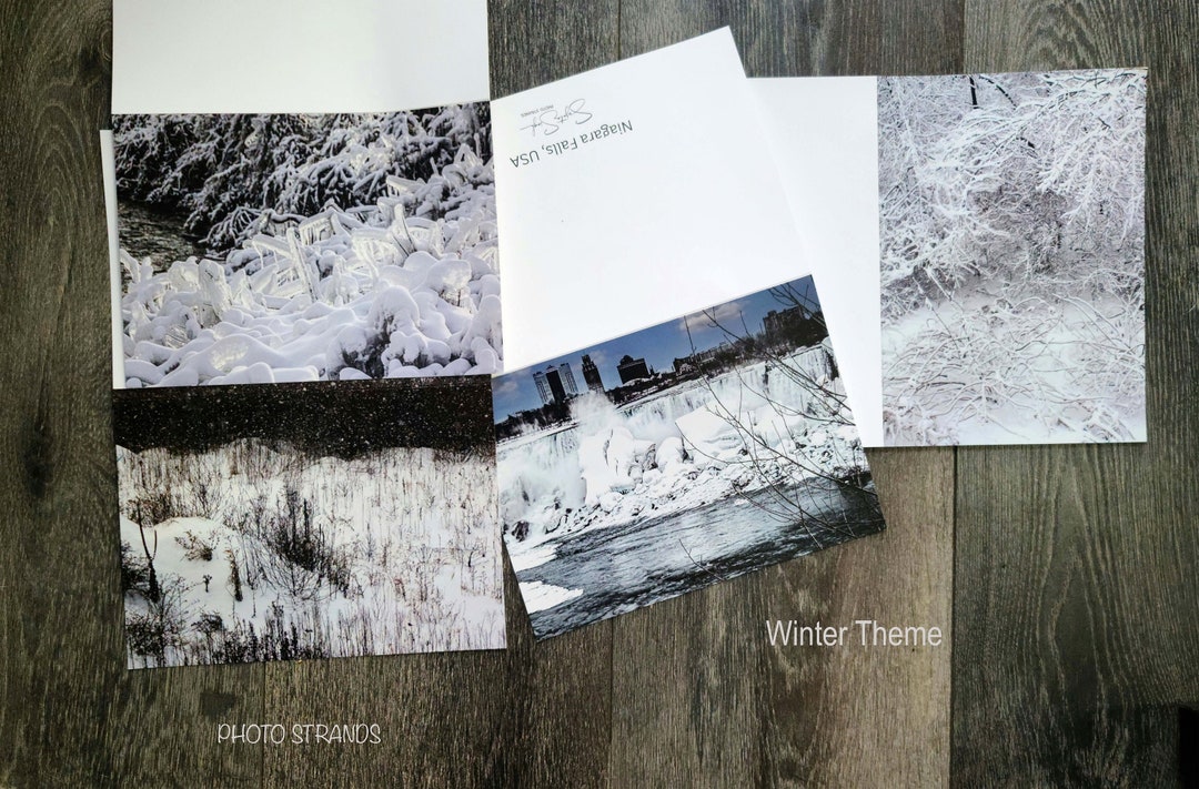 Exclusive Cards Winter Scene Greeting Cards 5 X 7 Photo Cards Snowy ...