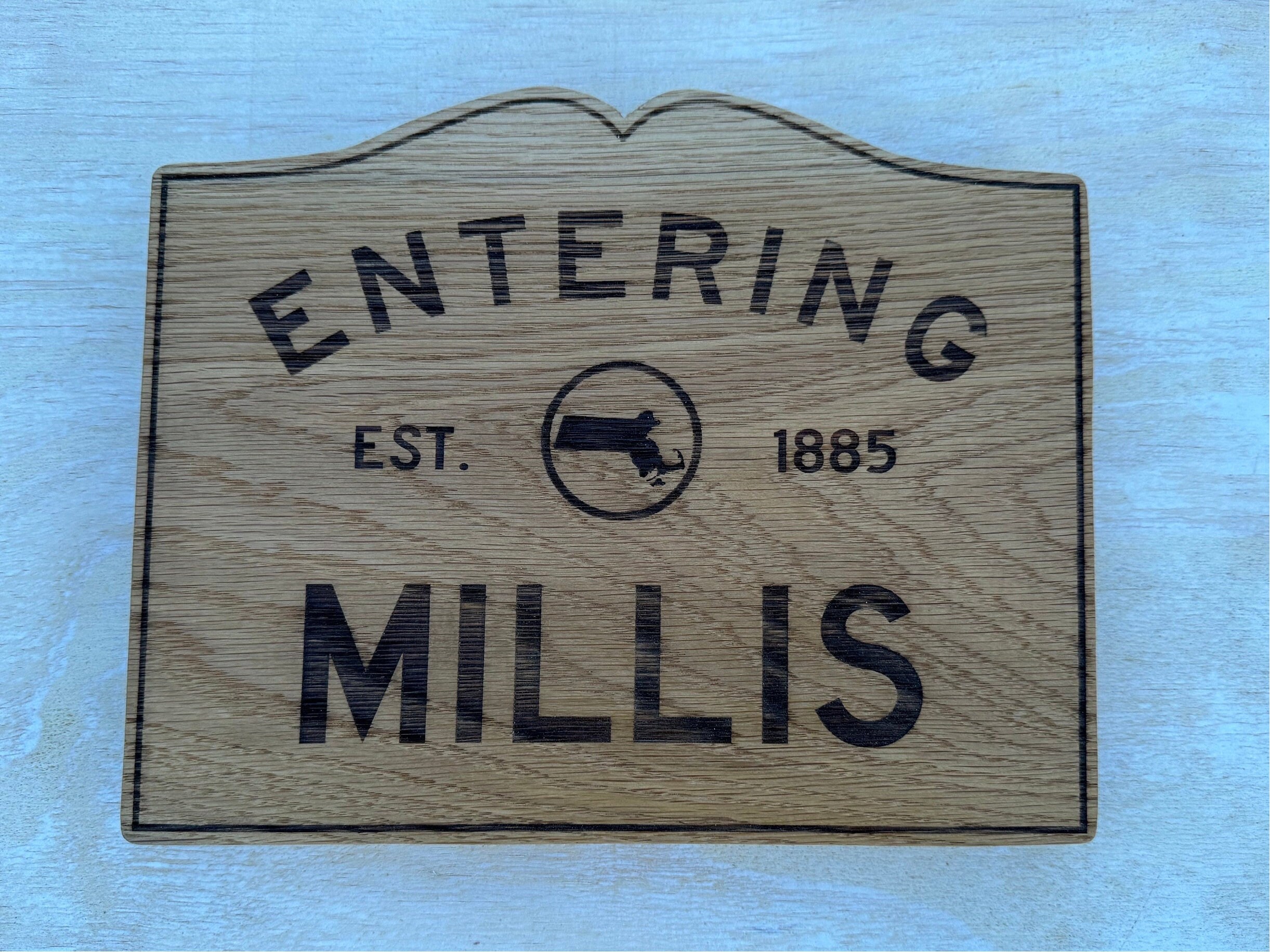 Customizable Reclaimed/repurposed Wood Massachusetts “entering” Town ...