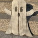 Halloween Shocked Face Ghost, Repurposed Pallet Wood, Decorate / Gift ...
