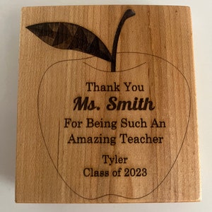 Teacher Appreciation - End of Year Gift | Free Standing Apple or Apple ...