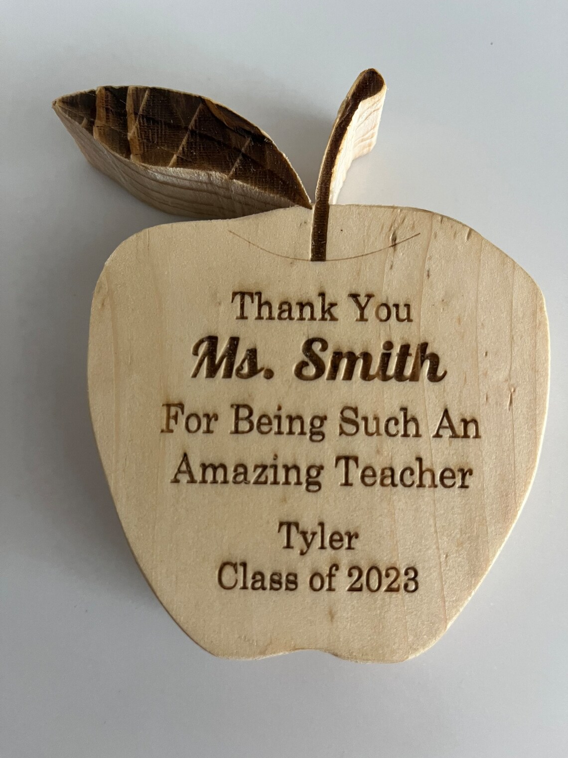 Teacher Appreciation - End of Year Gift | Free Standing Apple or Apple ...