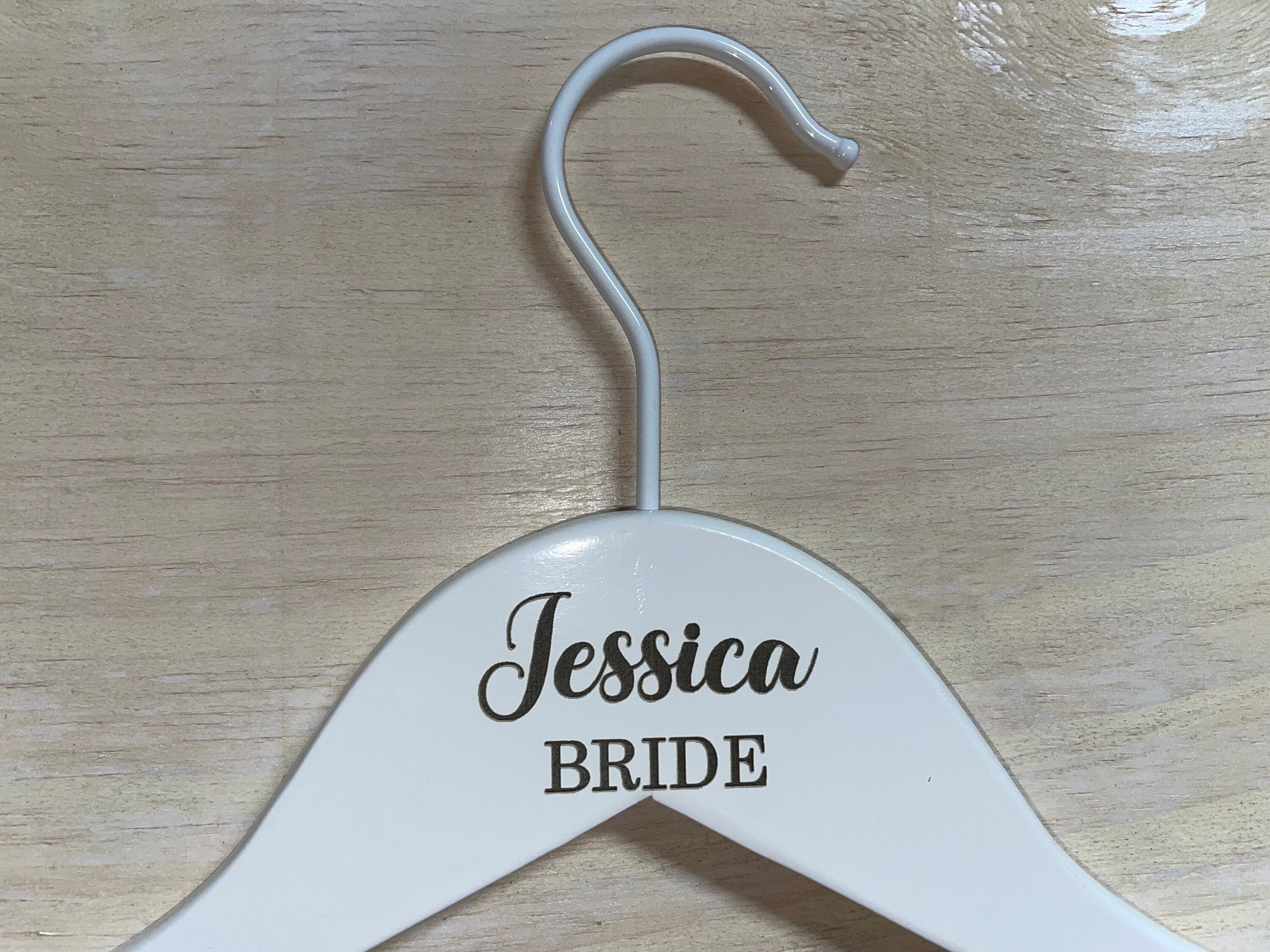 Personalized Wedding Day Hangers for the Bride & Wedding Party - Etsy