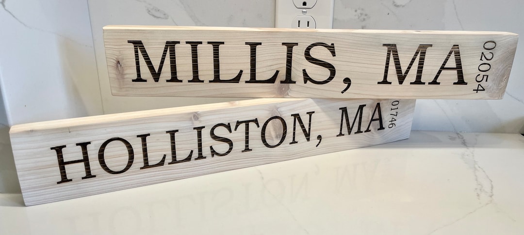 Custom Town Name Sign: Reclaimed Pallet Wood Art - Etsy
