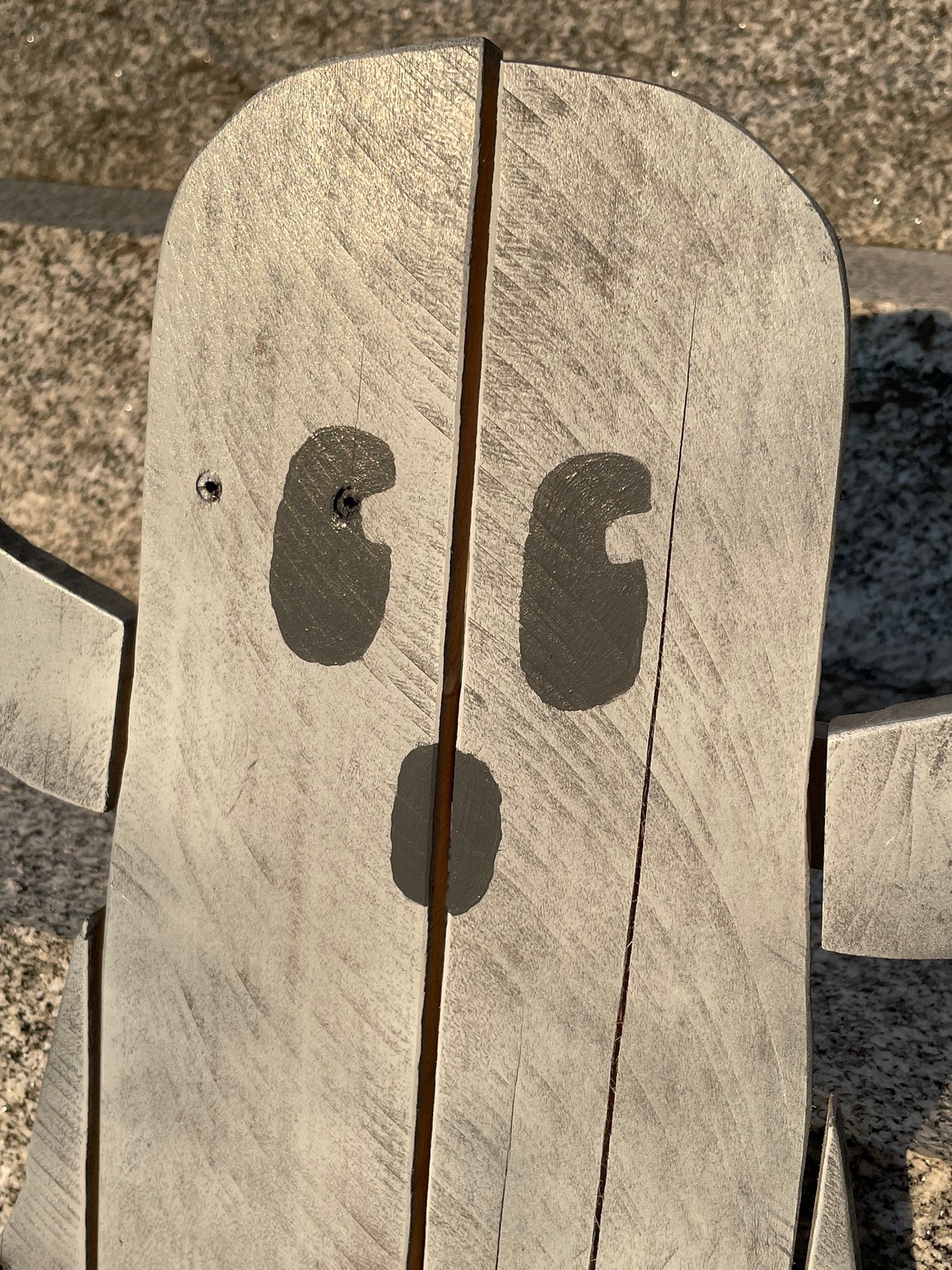 Halloween Shocked Face Ghost, Repurposed Pallet Wood, Decorate / Gift ...