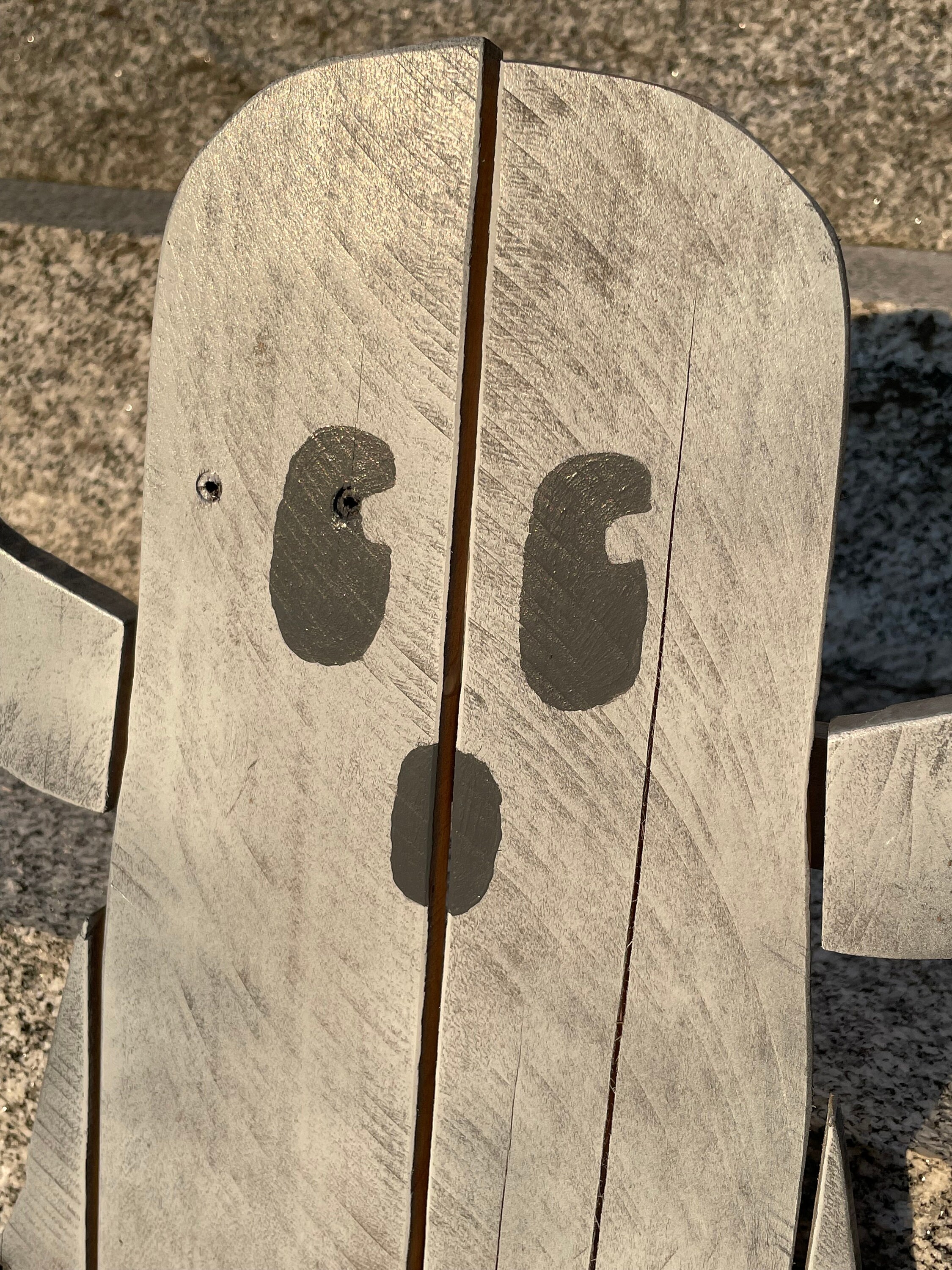 Halloween Shocked Face Ghost, Repurposed Pallet Wood, Decorate / Gift ...