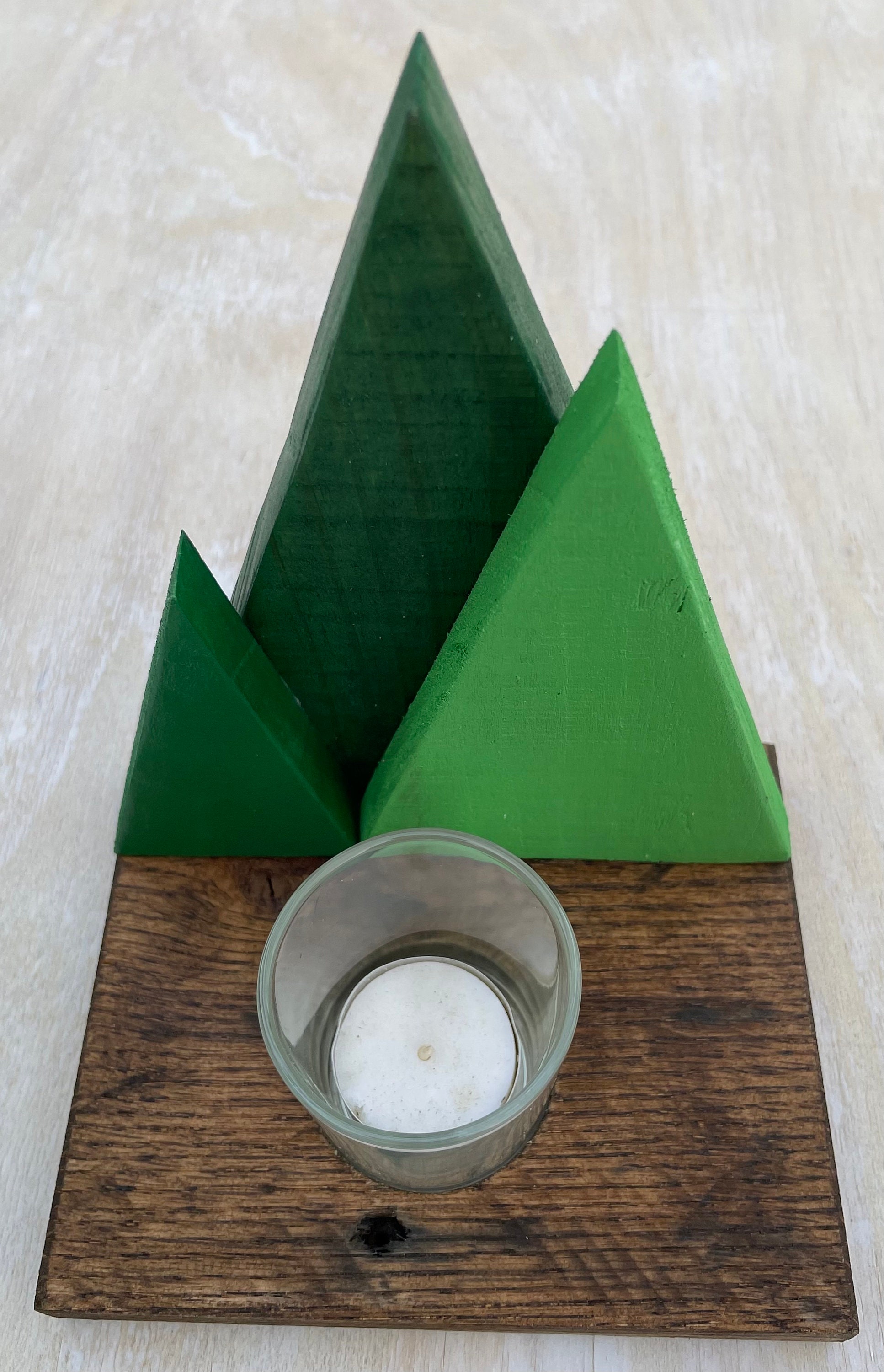 Forest Tree's Tea Light Display/wall Hang Art From Reclaimed Pallet ...