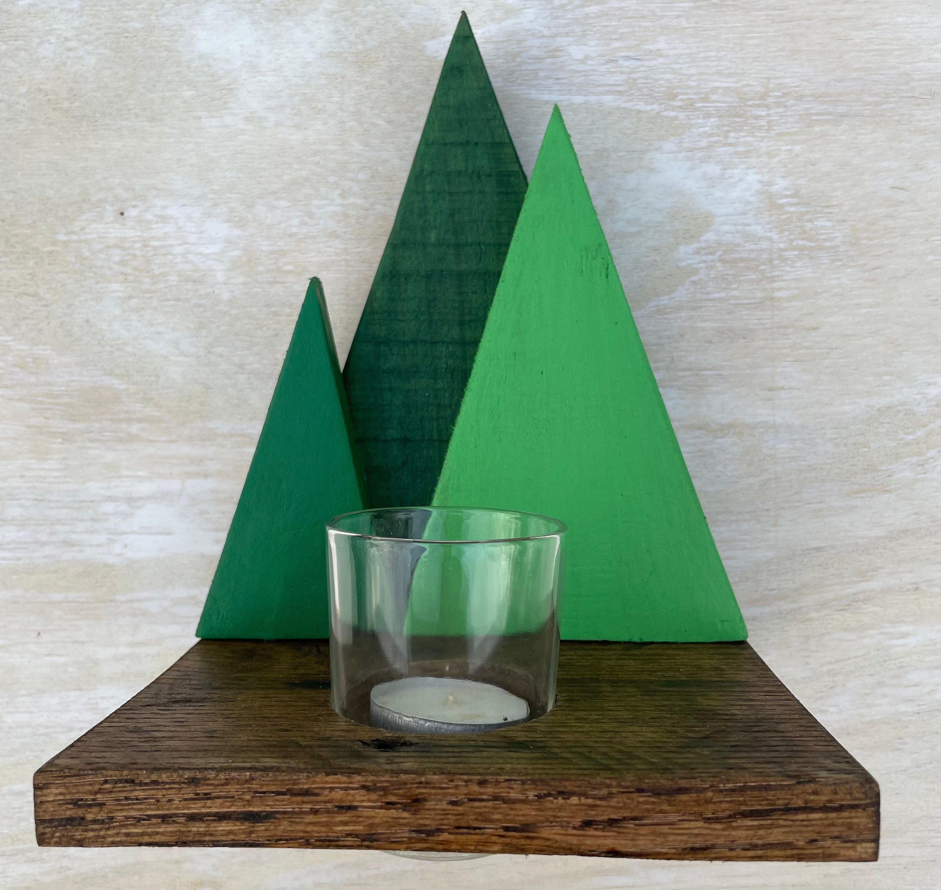Forest Tree's Tea Light Display/wall Hang Art From Reclaimed Pallet ...