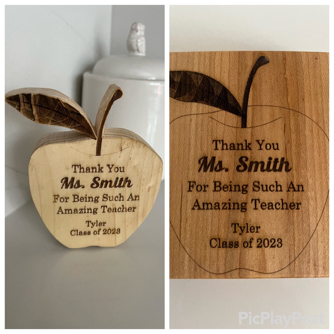 Teacher Appreciation - End of Year Gift | Free Standing Apple or Apple ...