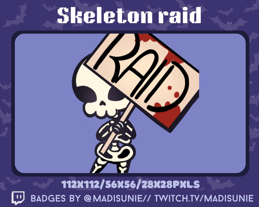 Skeleton Raid Emote - Etsy