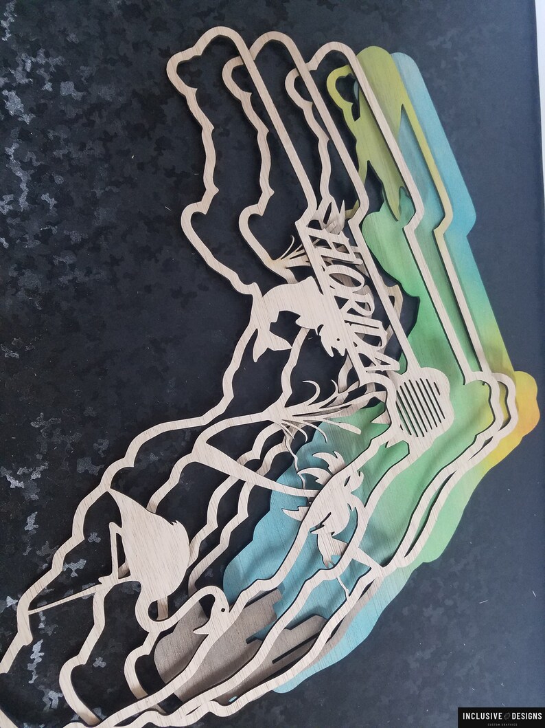 3D Layered Art Home Decor Customize Design Made to Order - Etsy