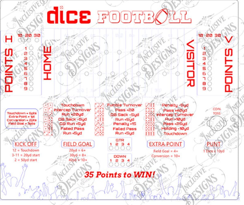 SVG Dice Football Svg File, Laser Cut File, Glowforge File, Download ...
