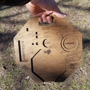 SVG Rolling Tray Svg File, Laser Cut File, Glowforge File, Download ...