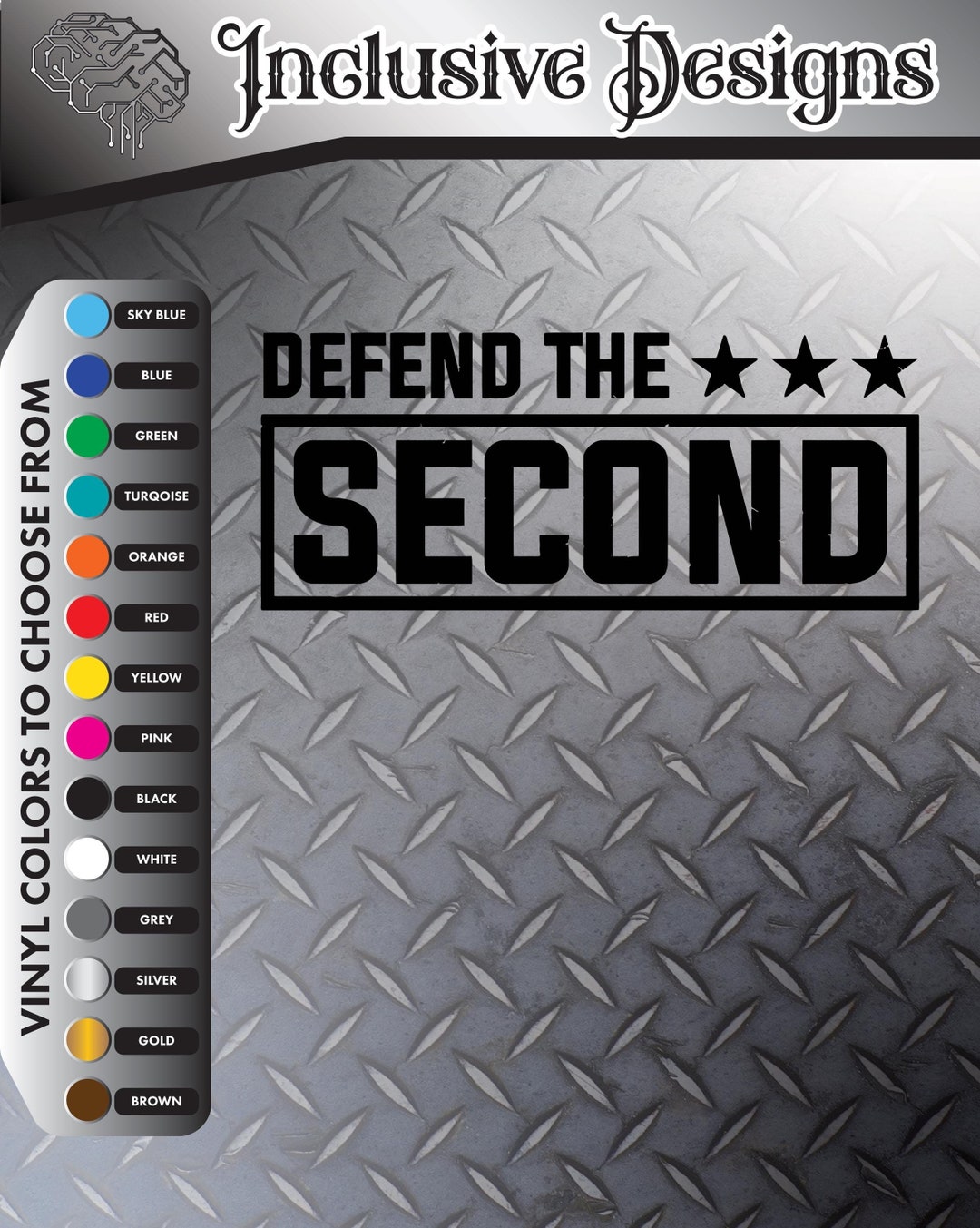 Defend the 2nd Decal Sticker Vinyl, Awesome, Patriot, Usa - Etsy
