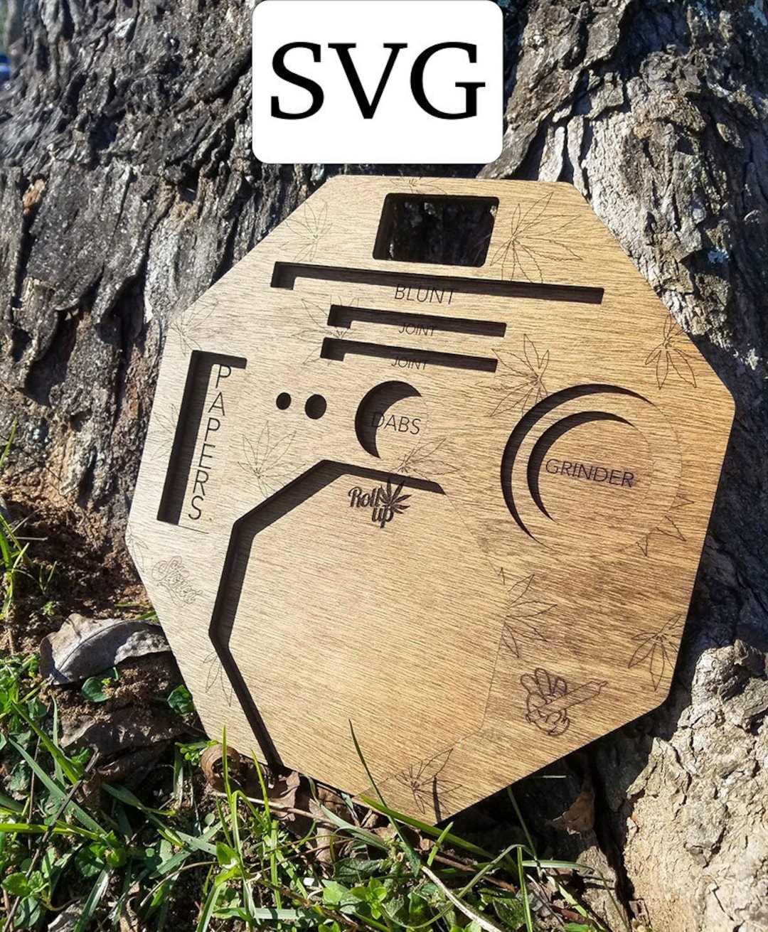 SVG Rolling Tray Svg File, Laser Cut File, Glowforge File, Download ...