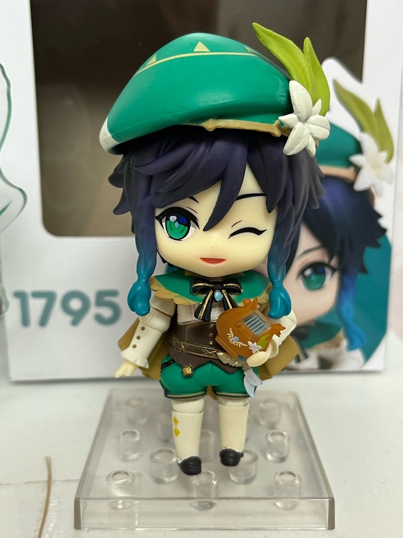Genshin Impact Action Figure 1795 Venti Model Toy Anime Figurine Gift ...
