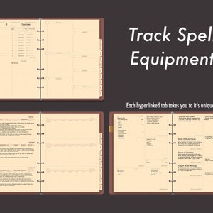 Digital D&D Fillable Character Sheet and Hyperlinked Notebook - Etsy