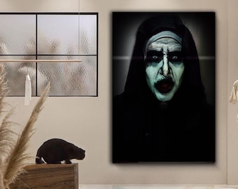 Scary Nun 3d Canvas - Etsy