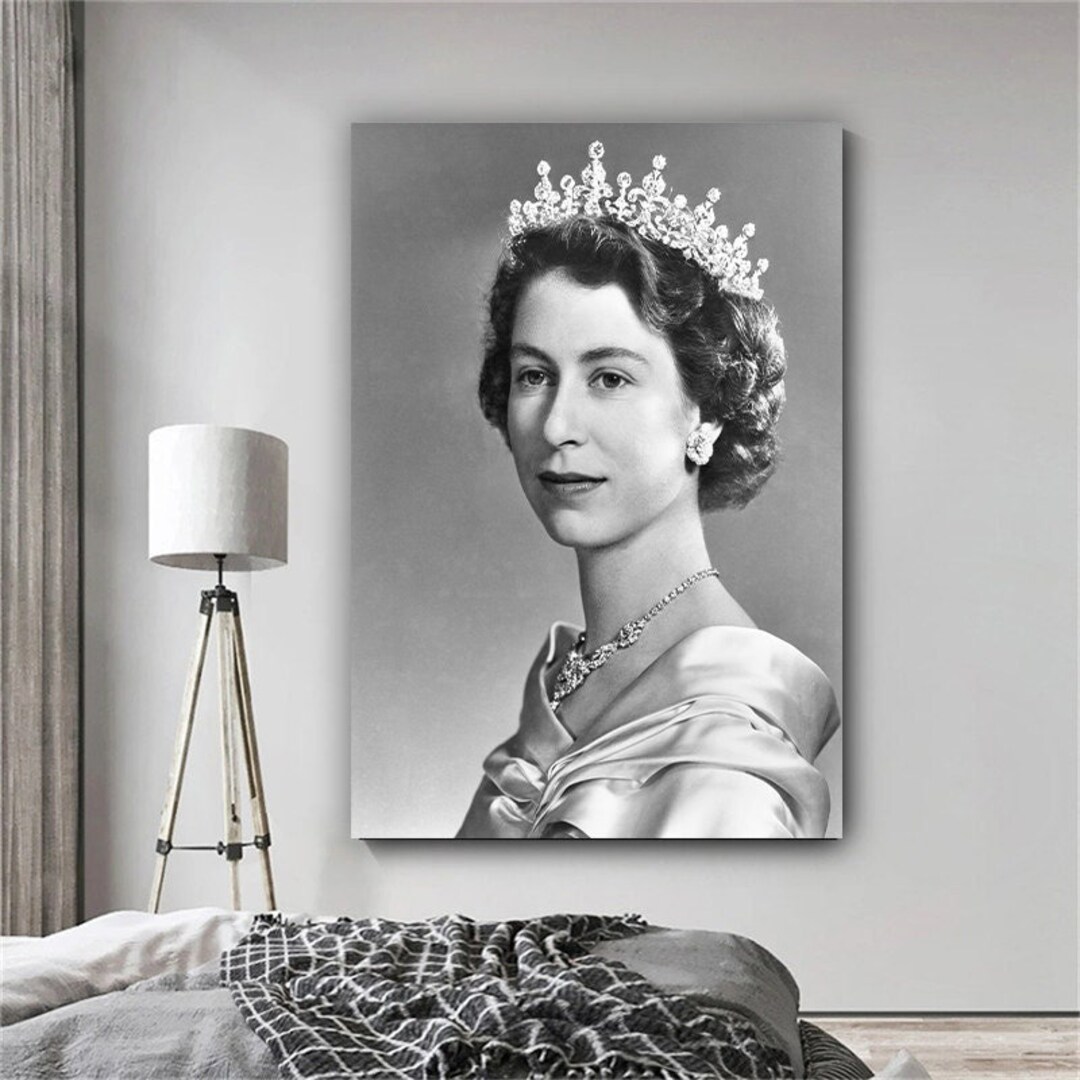 Queen Elizabeth II Modern Painting Art, Modern Decor, Wall Decor ...