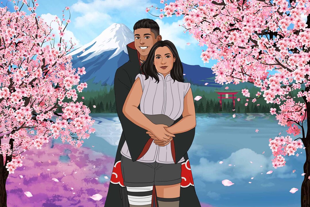 Personalized Christmas Gifts, Personalized Couple Ninja Anime ...