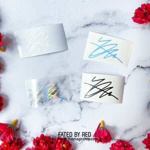 STRAY KIDS DECALS Signature Name Nachimbong Light Stick Kpop Decal ...