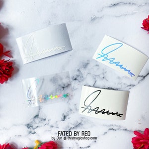 STRAY KIDS DECALS Signature Name Nachimbong Light Stick Kpop Decal ...