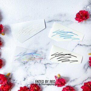 STRAY KIDS DECALS Signature Name Nachimbong Light Stick Kpop Decal ...