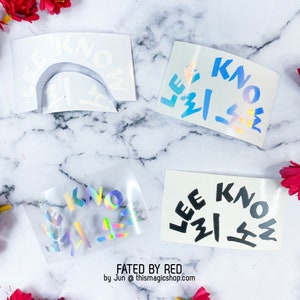 STRAY KIDS DECALS Name Nachimbong Light Stick Kpop Decal Sticker Skz ...