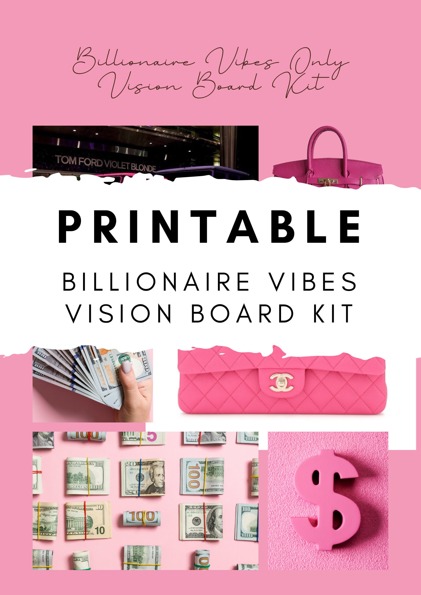 Billionaire Vibes Vision Board Kit - Etsy