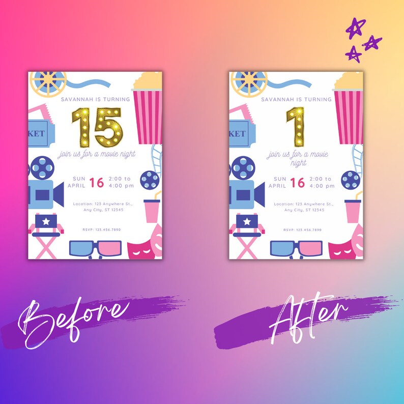 CARNIVAL FUN FAIR Birthday Invitation Template Printable, Carnival ...