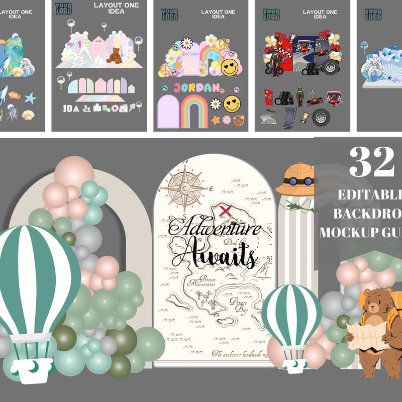 Printable Backdrop - Etsy