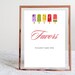 Favors Sign Popsicle Baby Shower, She's Ready to Pop Baby Shower Sign ...