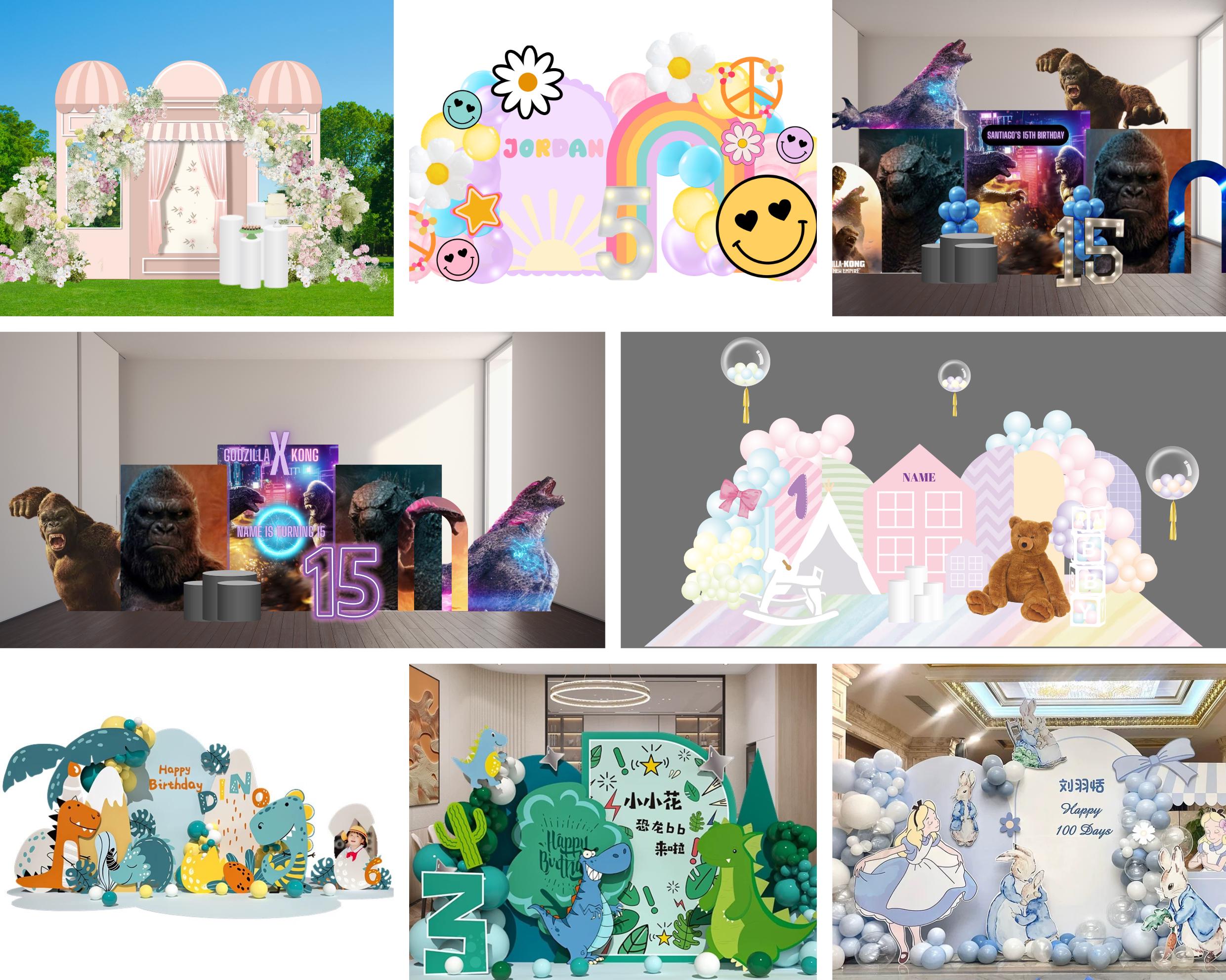 Custom Backdrop for Events and Party, One Creative Concept, Backdrop ...