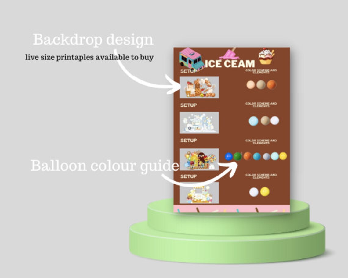 500 Birthday Backdrop Design Inspiration PDF, Printable Party Backdrop ...