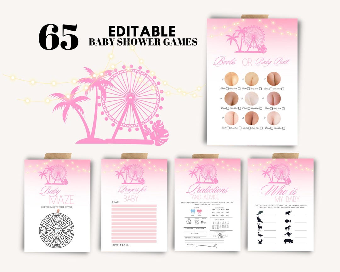 Carnival Baby Shower Games, Baby Chella Baby Shower Activities ...