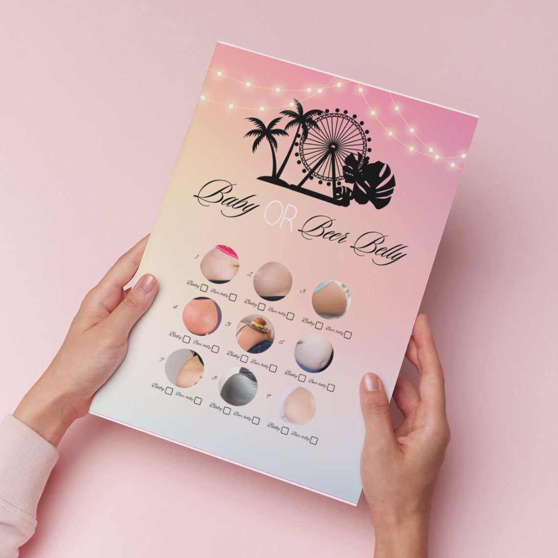 Carnival Baby Shower Games, Baby Chella Baby Shower Activities ...