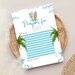 Editable Blue Baby on Board Baby Shower Game Bundle, Boy Surf Board ...