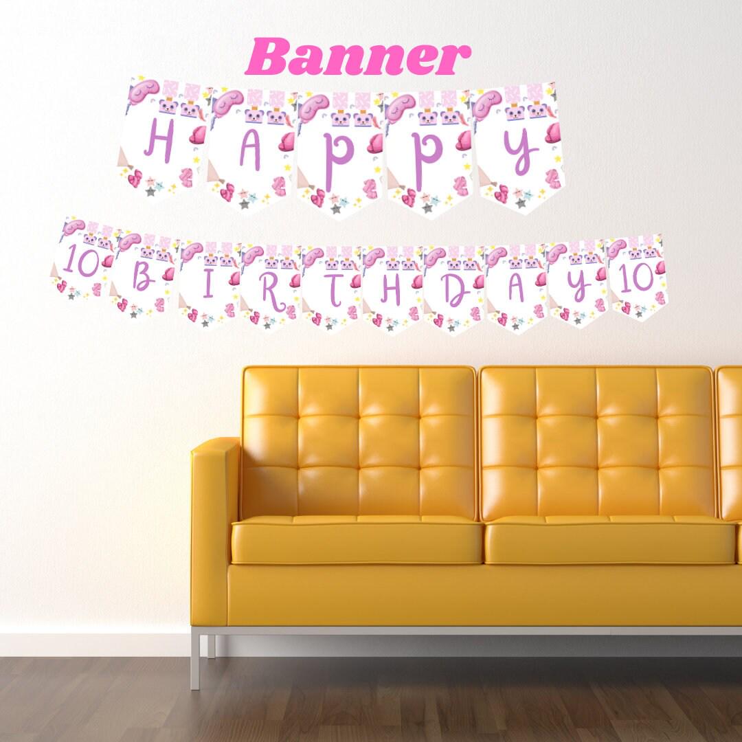 Printable Slumber Party Birthday Party Bundle, Sleepover Movie Night ...