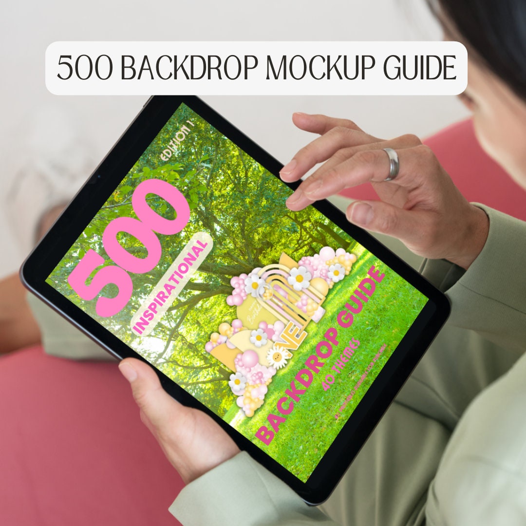 500 Birthday Backdrop Design Inspiration PDF, Printable Party Backdrop ...