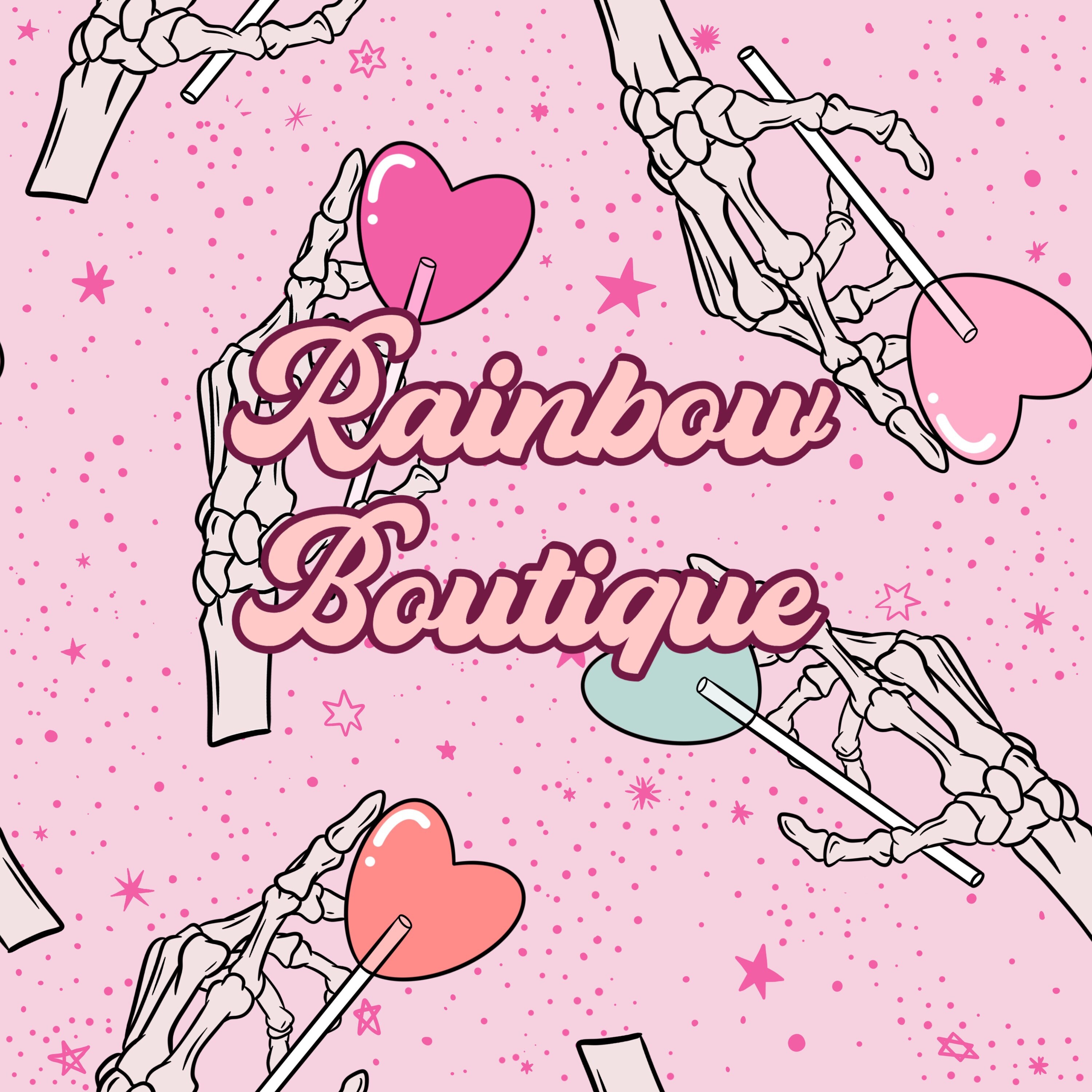 Seamless Pattern Bone Hand, Seamless Pattern Heart Lolly, Candy Heart ...