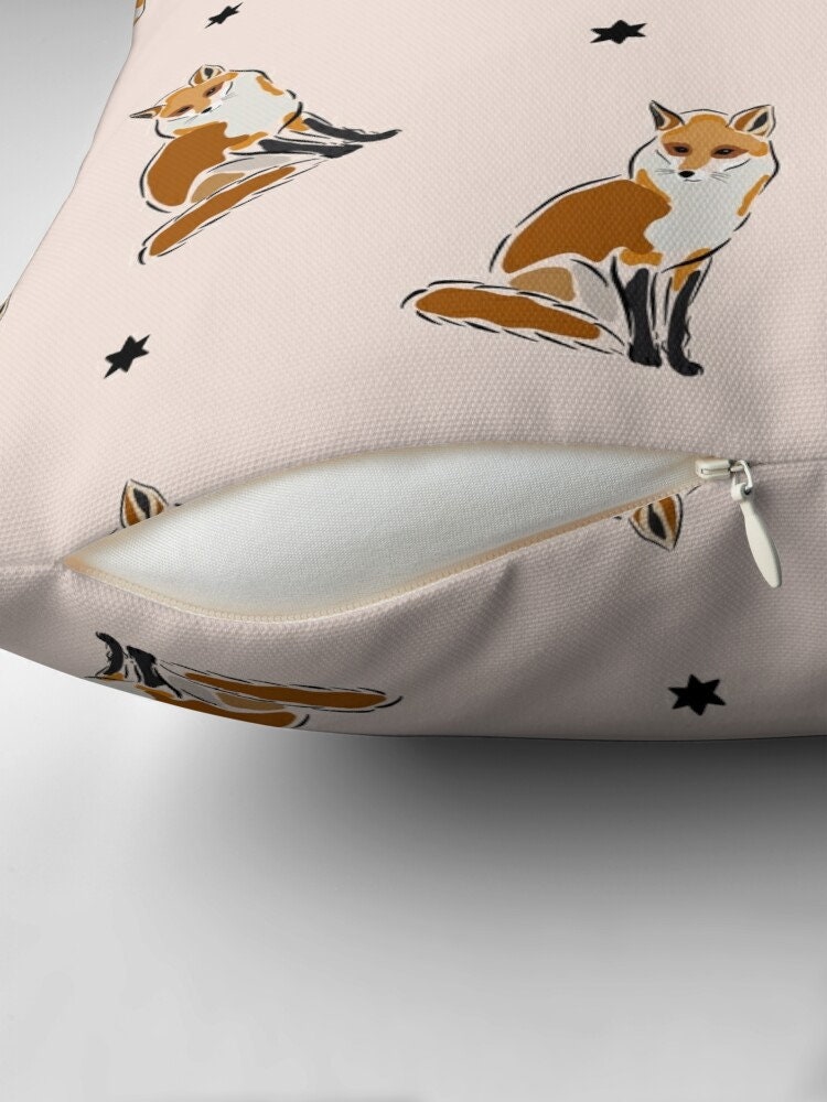 Seamless Fox Pattern Repeating Pattern Cute Fox Forest - Etsy