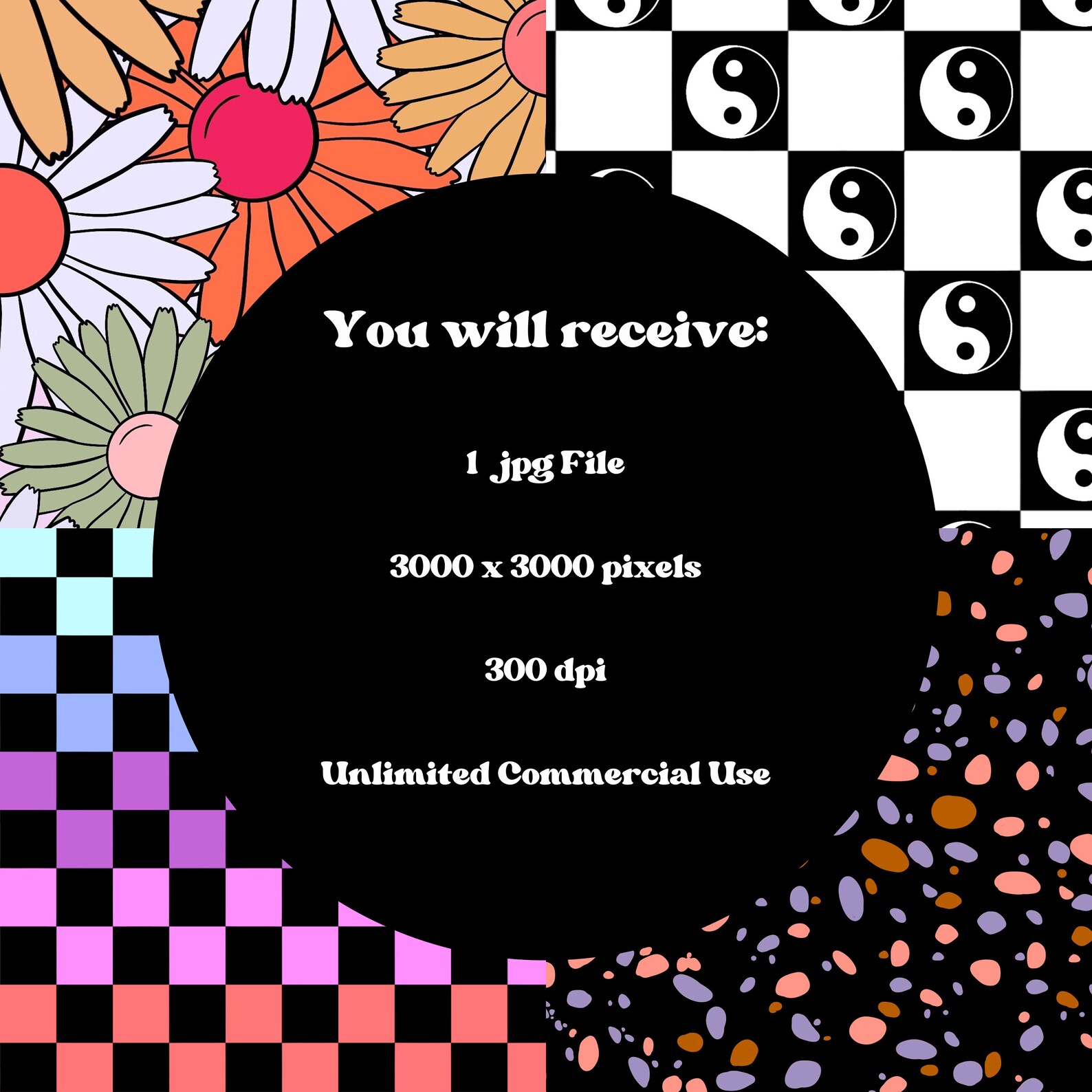 Witch Afro Seamless Pattern Witch Dark Skin Pattern Black - Etsy