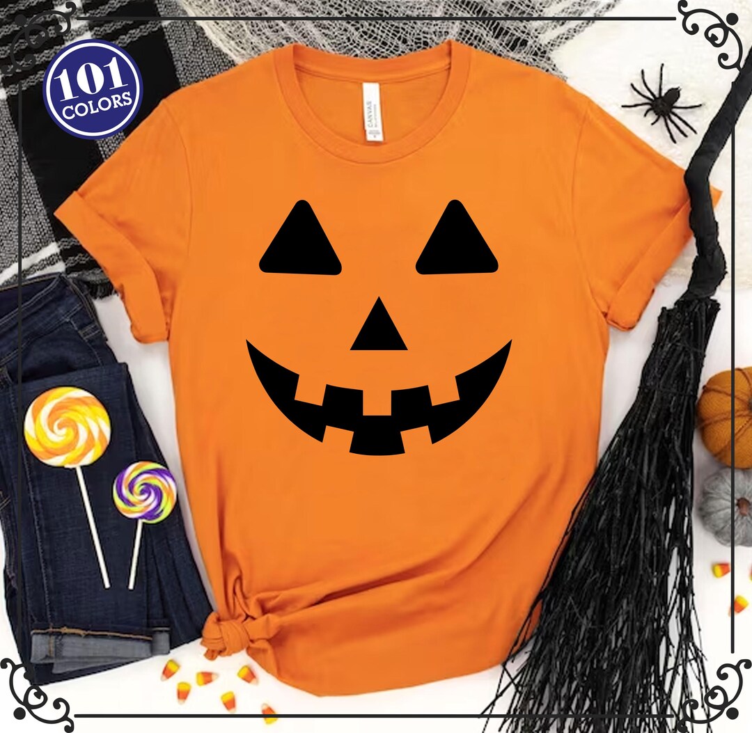 Jack-o-lantern Shirt: Women's Halloween Party Tee - Etsy