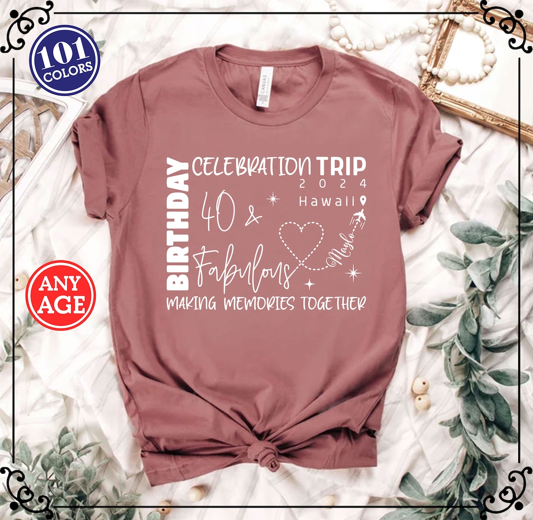 Birthday Trip Shirt, Birthday Shirt, Girls Trip Shirt, Custom Birthday ...