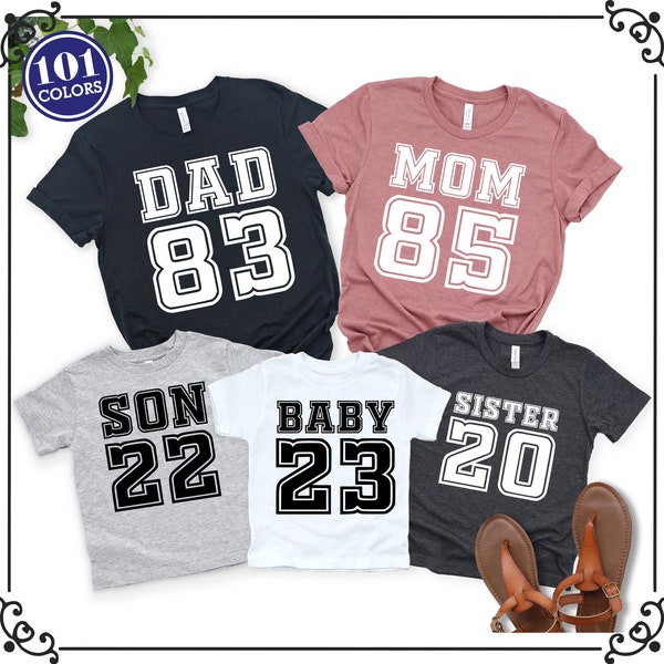 Last Name Shirts - Etsy